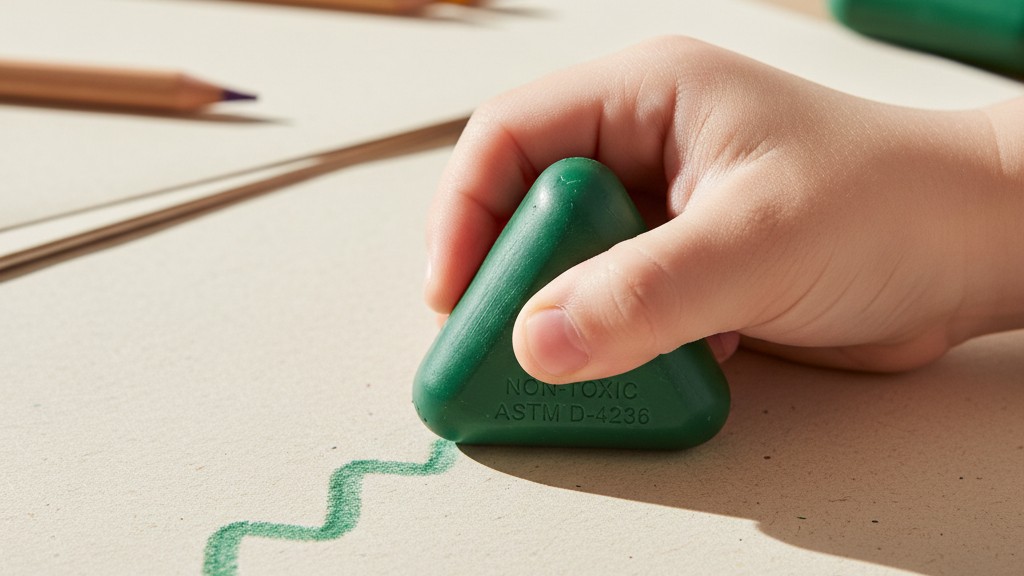 How to choose safe crayons and coloring paper for children.