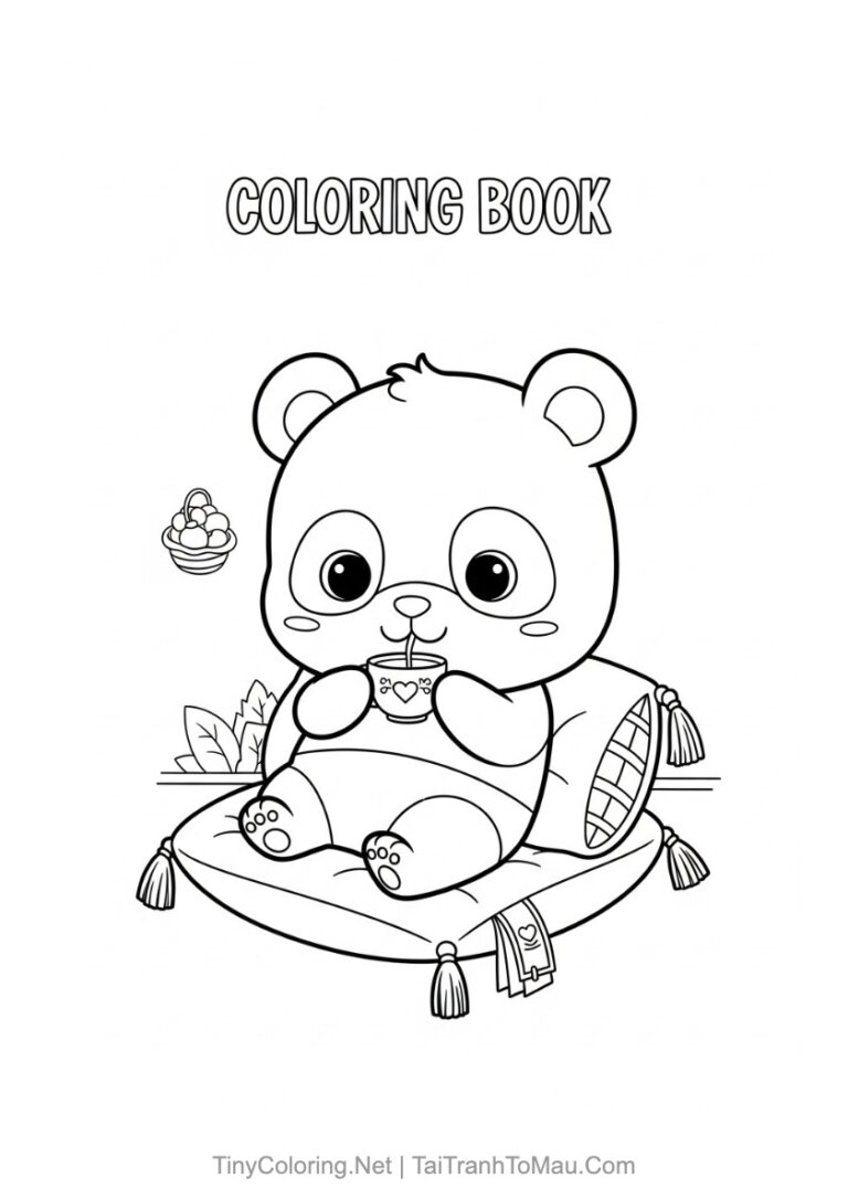 150+ cute chibi panda coloring pages for kids